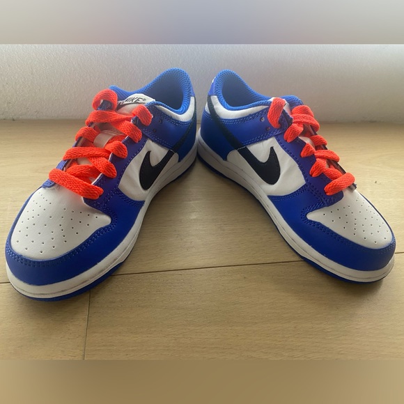 Nike | Shoes | Nike Dunk Low Bright Crimson Game Royal Size 2c Ps ...